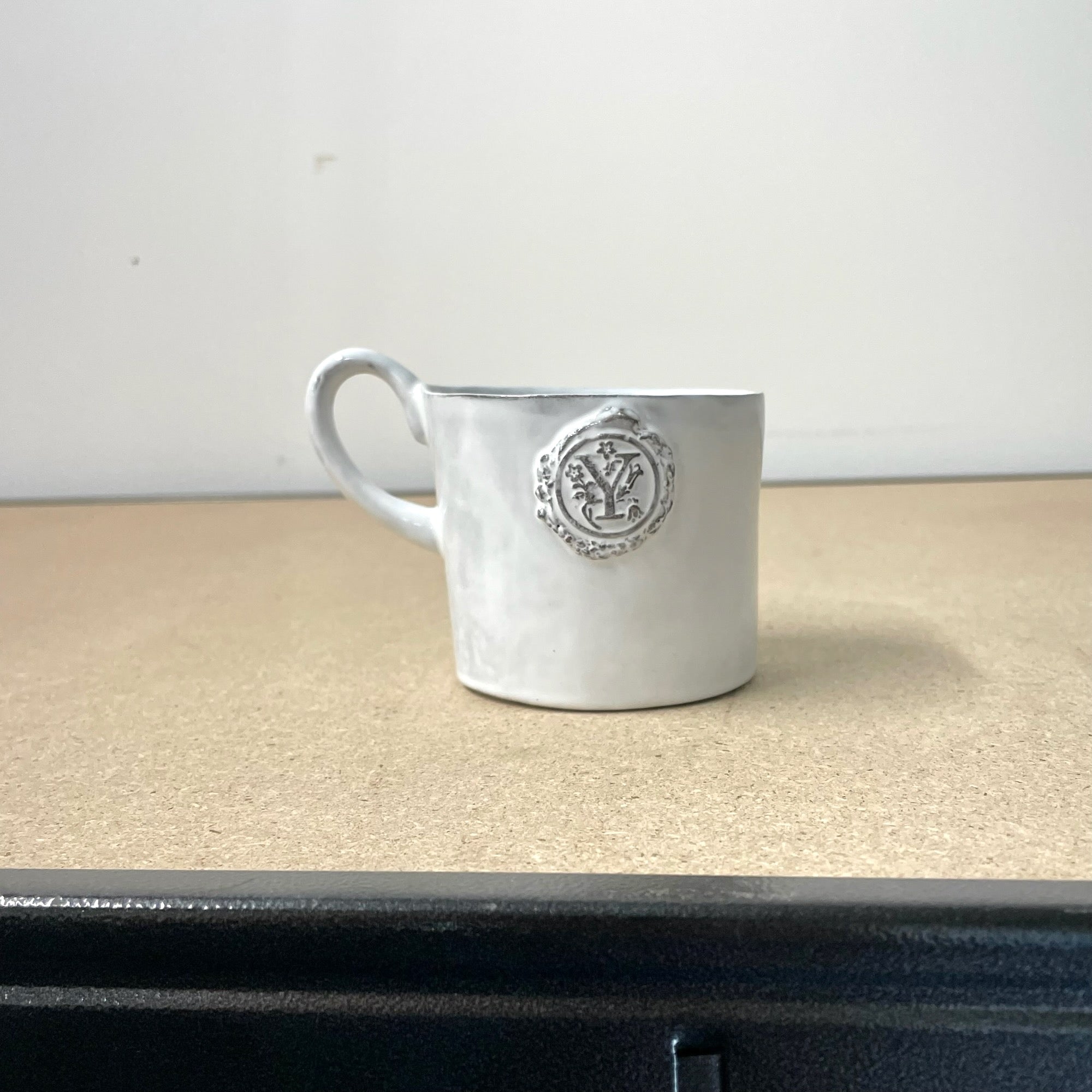 Letter seal mug, factory sale | Handmade ceramic mug | CARRON Paris