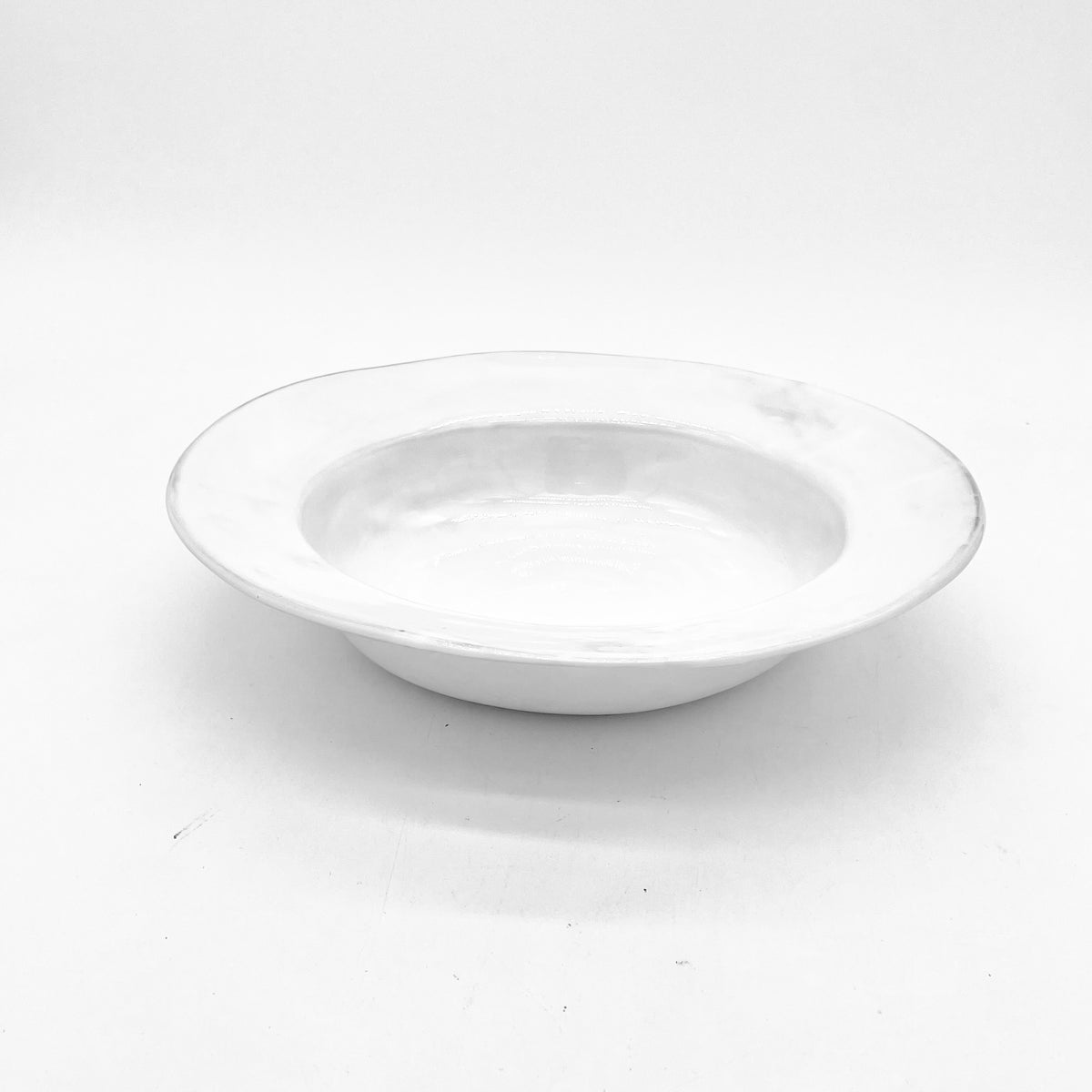 Paris large shallow spaghetti plate | Handmade French ceramic plate ...