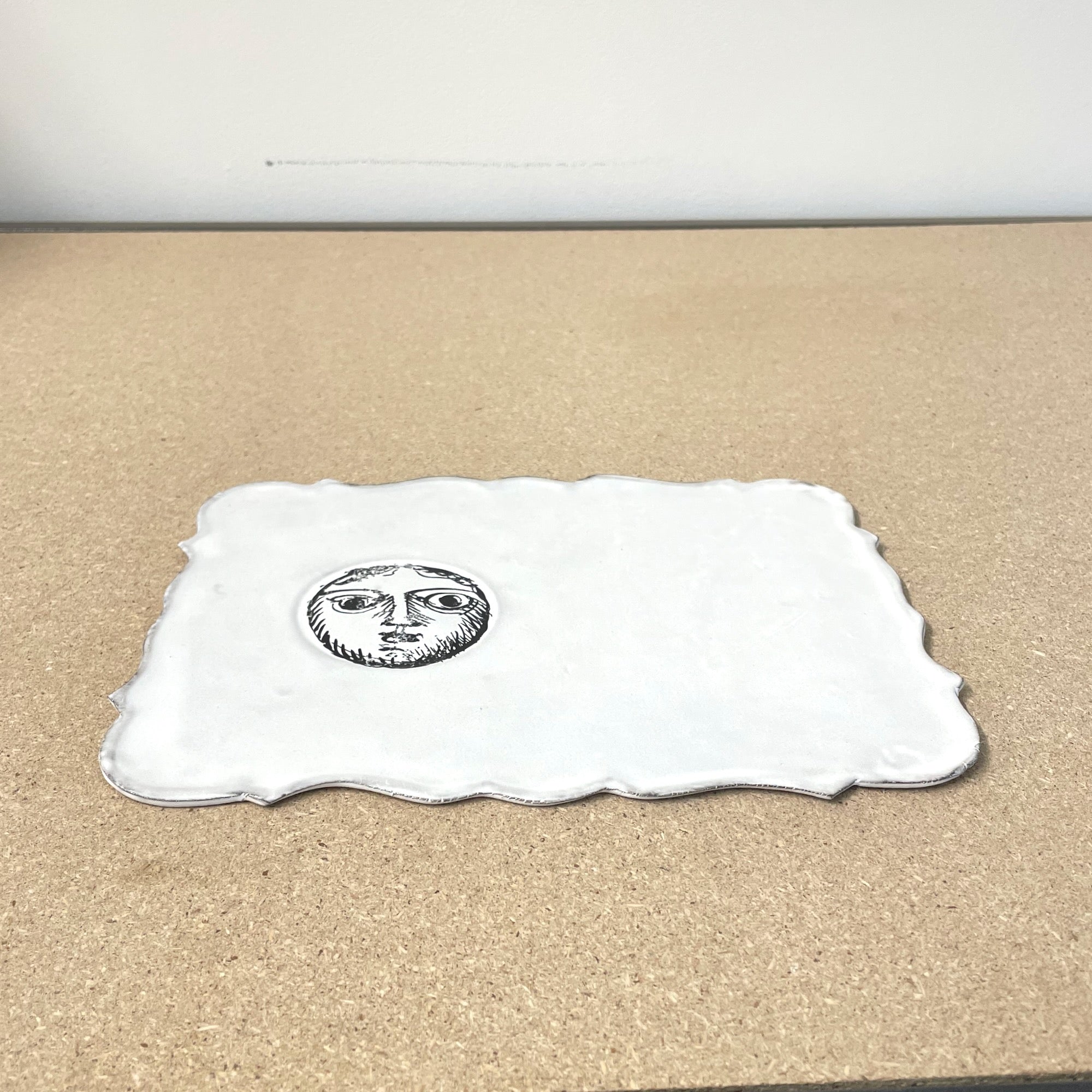 Pierre Carron rectangular saucer illustrated | CARRON Paris