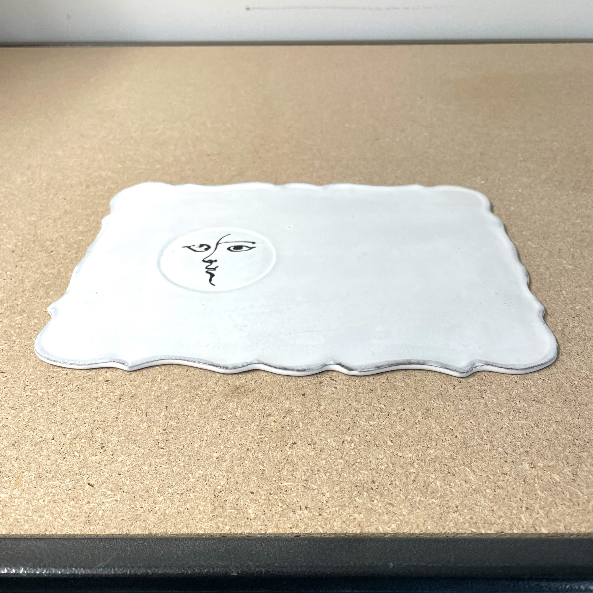 Pierre Carron rectangular saucer illustrated | CARRON Paris